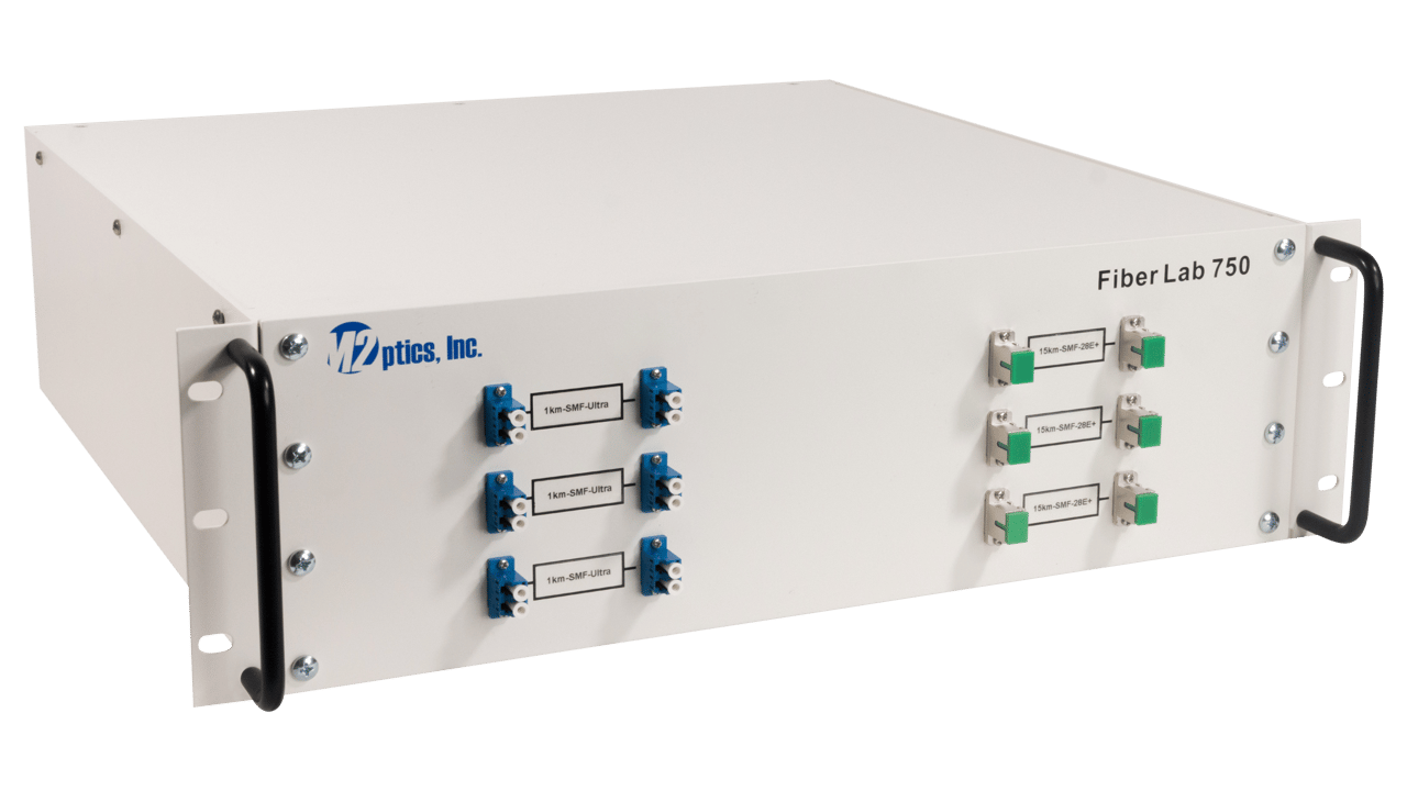 Rack Mount Optical Fiber Enclosures For Network Simulation Latency